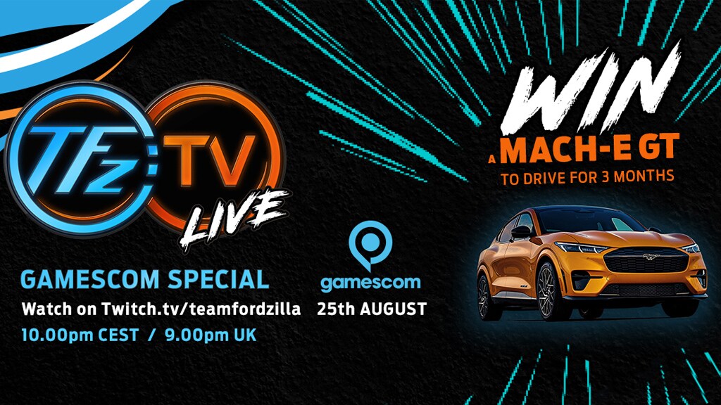 Team Fordzilla Goes Live for Virtual Gamescom with Mustang Mach-E GT ...