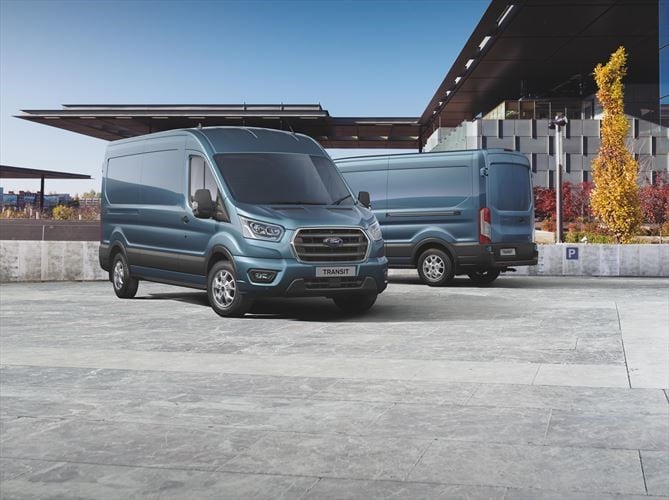 Bold New Styling for Ford's Load-Hauling Transit Van and Chassis Cab ...