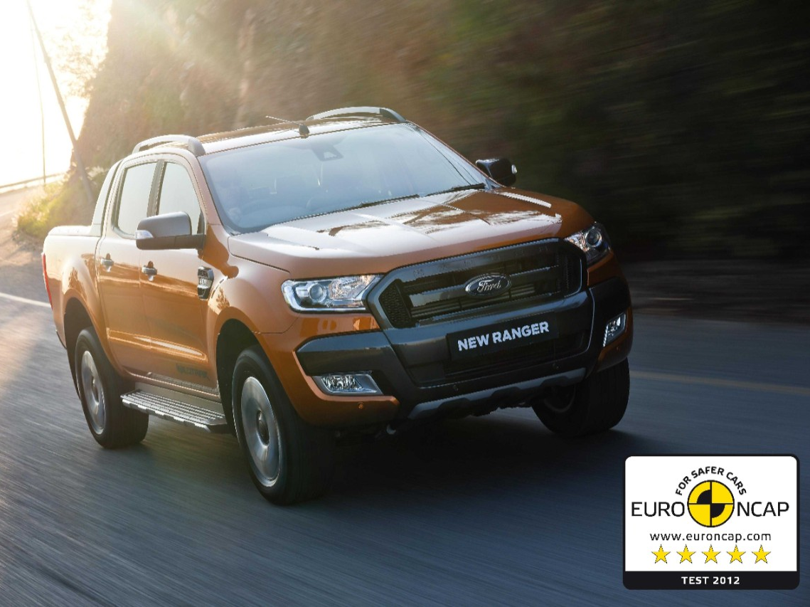 Le nouveau Ford Ranger est le seul pick-up à obtenir 5 étoiles aux ...