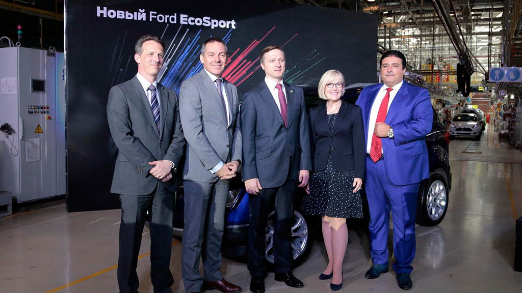 Ford Sollers Starts Production Of The New Ford EcoSport Small SUV In ...