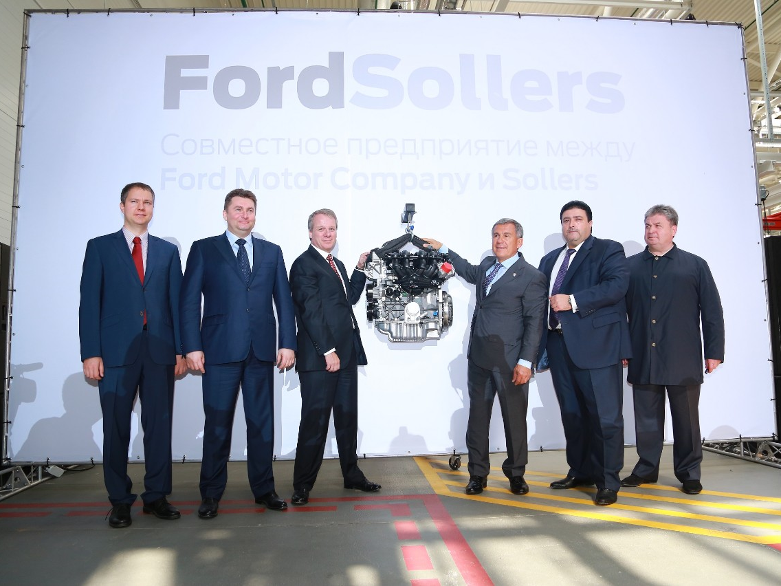 Ford Sollers Announces Launch of Newly-Constructed Engine Plant in Russia | Great Britain | Ford ...