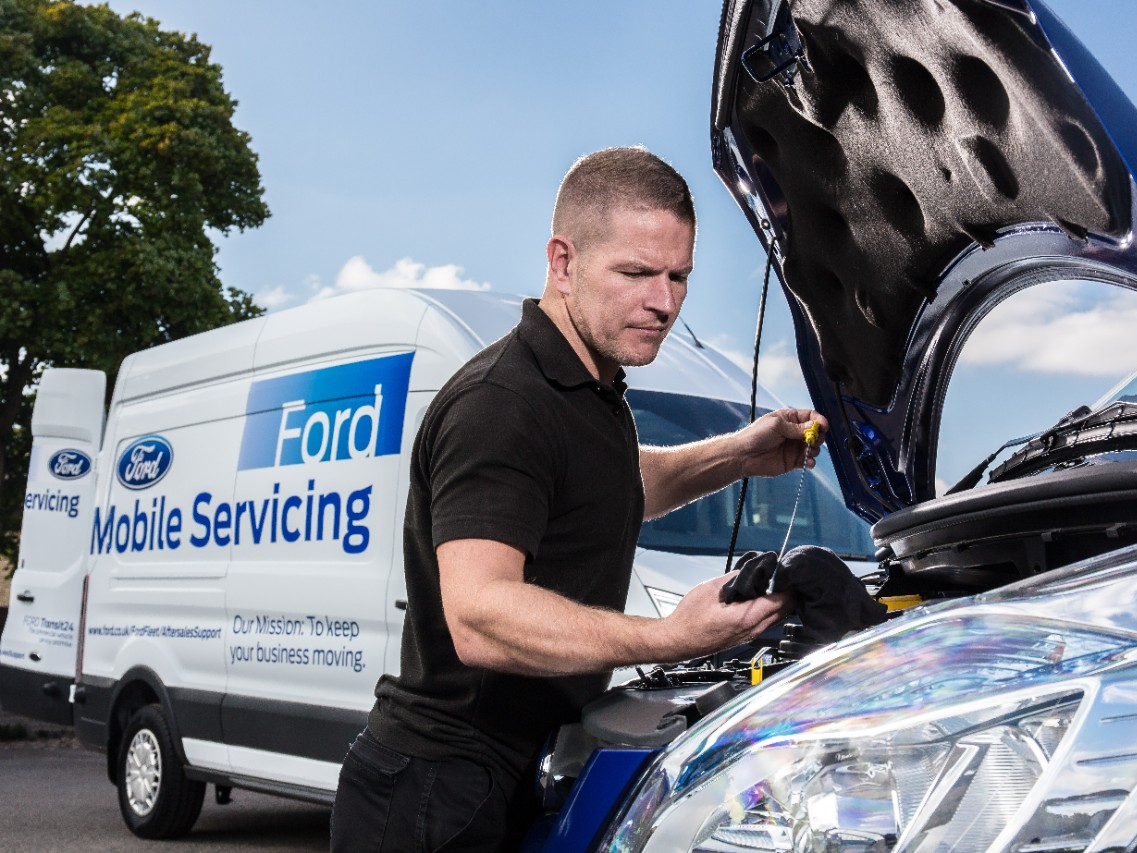 FORD GROWS MOBILE SERVICING OF FLEET VANS | Great Britain | Ford Media ...