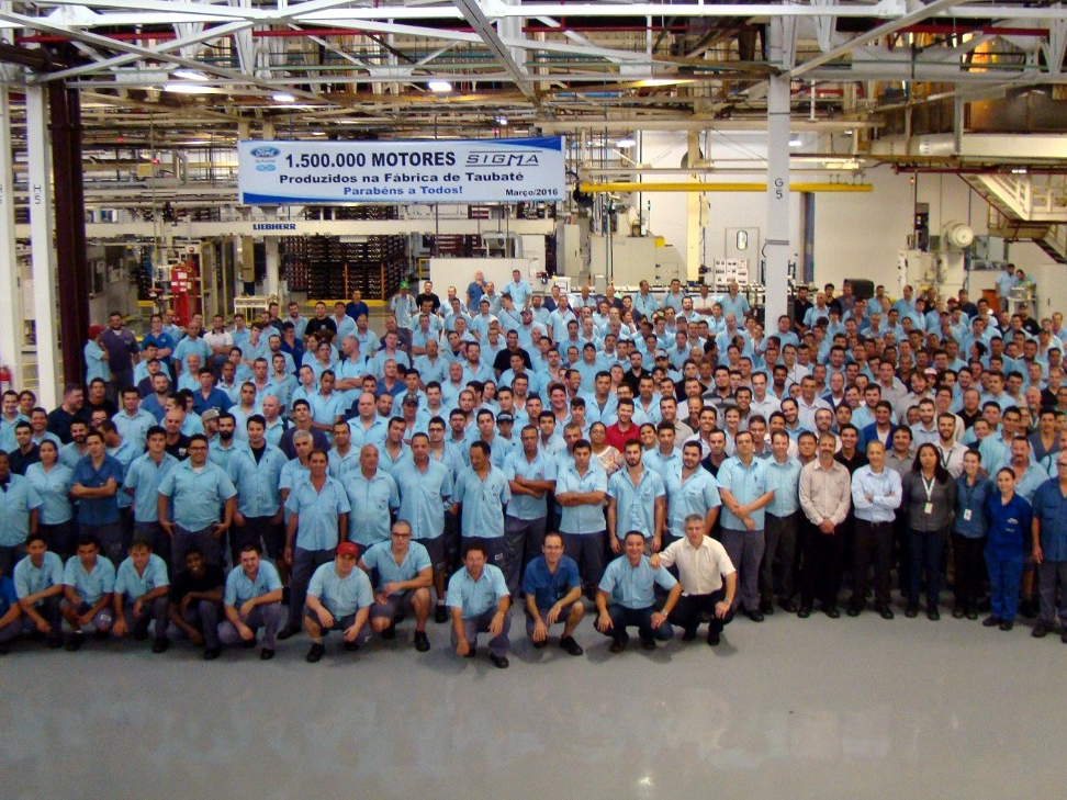 FORD: MOTOR SIGMA CHEGA A 1,5 MILHÃO DE UNIDADES PRODUZIDAS PARA O ...