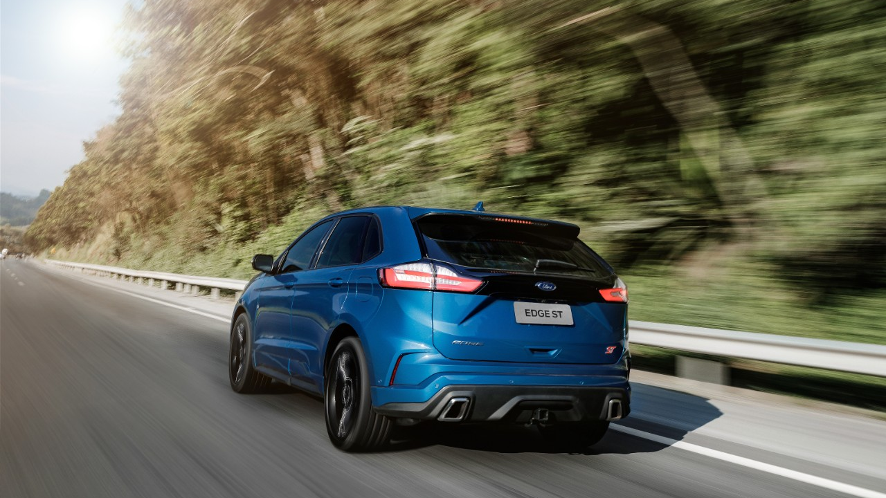 NOVO FORD EDGE ST: DESEMPENHO EMPOLGANTE COM MOTOR V6 BITURBO ECOBOOST ...
