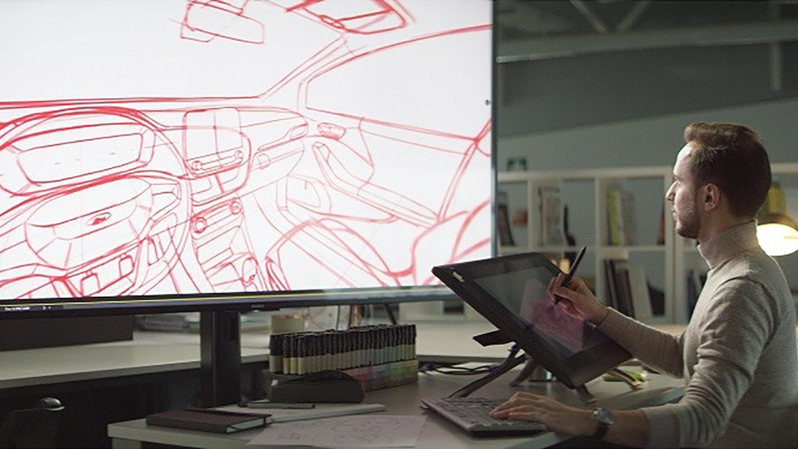Ford inova o design do interior dos veículos com ferramenta de esboço ...