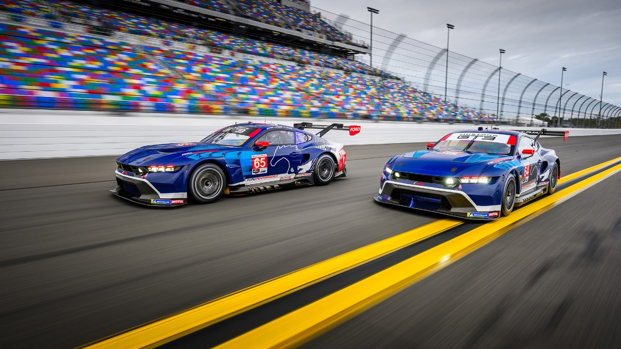 Novos Mustangs GT3 e GT4 estreiam em Daytona neste final de semana ...