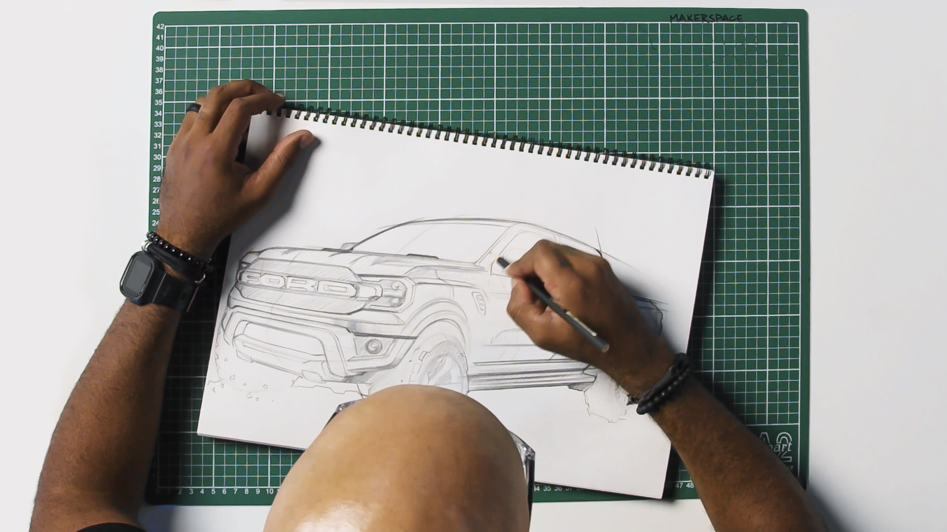 drawing a ford