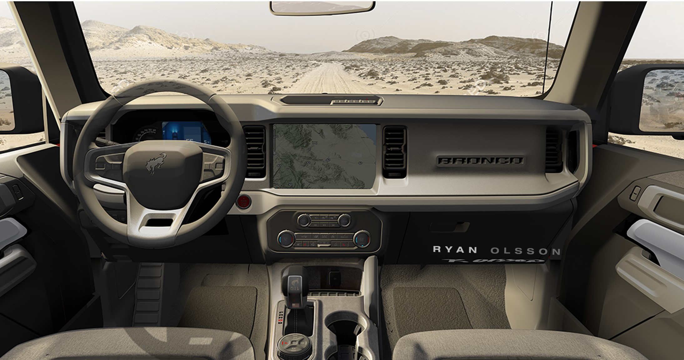 bronco concept interior